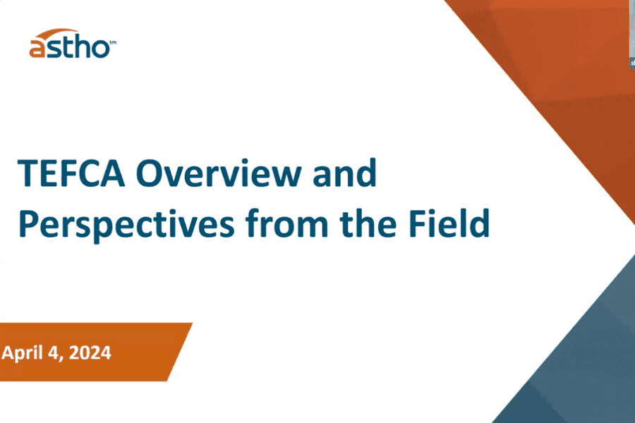 ASTHO's TEFCA Overview and Perspectives from the Field - Public Health ...