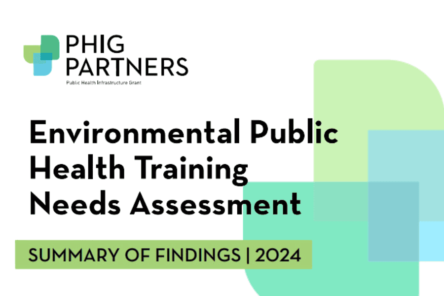 Environmental Public Health Training Needs Assessment - Public Health ...