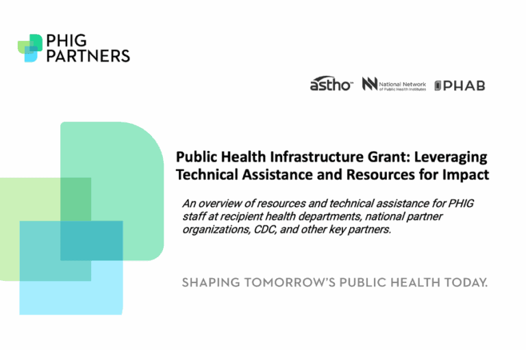 Home - Public Health Infrastructure Grant