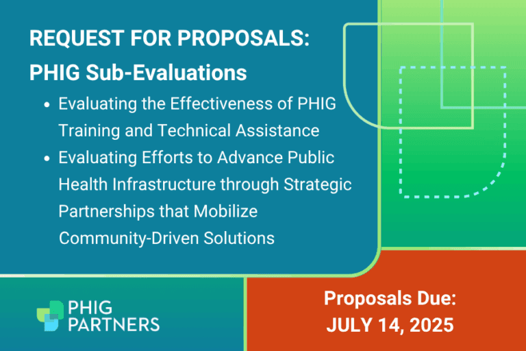 Professional Development Opportunities - Public Health Infrastructure Grant